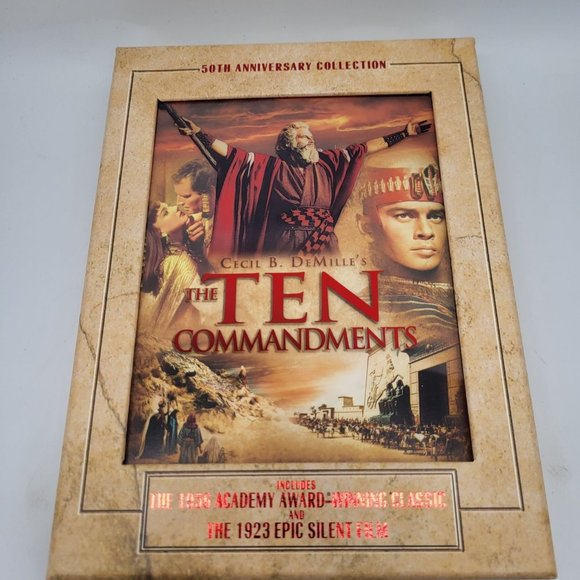 Media | The Ten Commandments 5th Anniversary Collection Dvd Cecil B ...